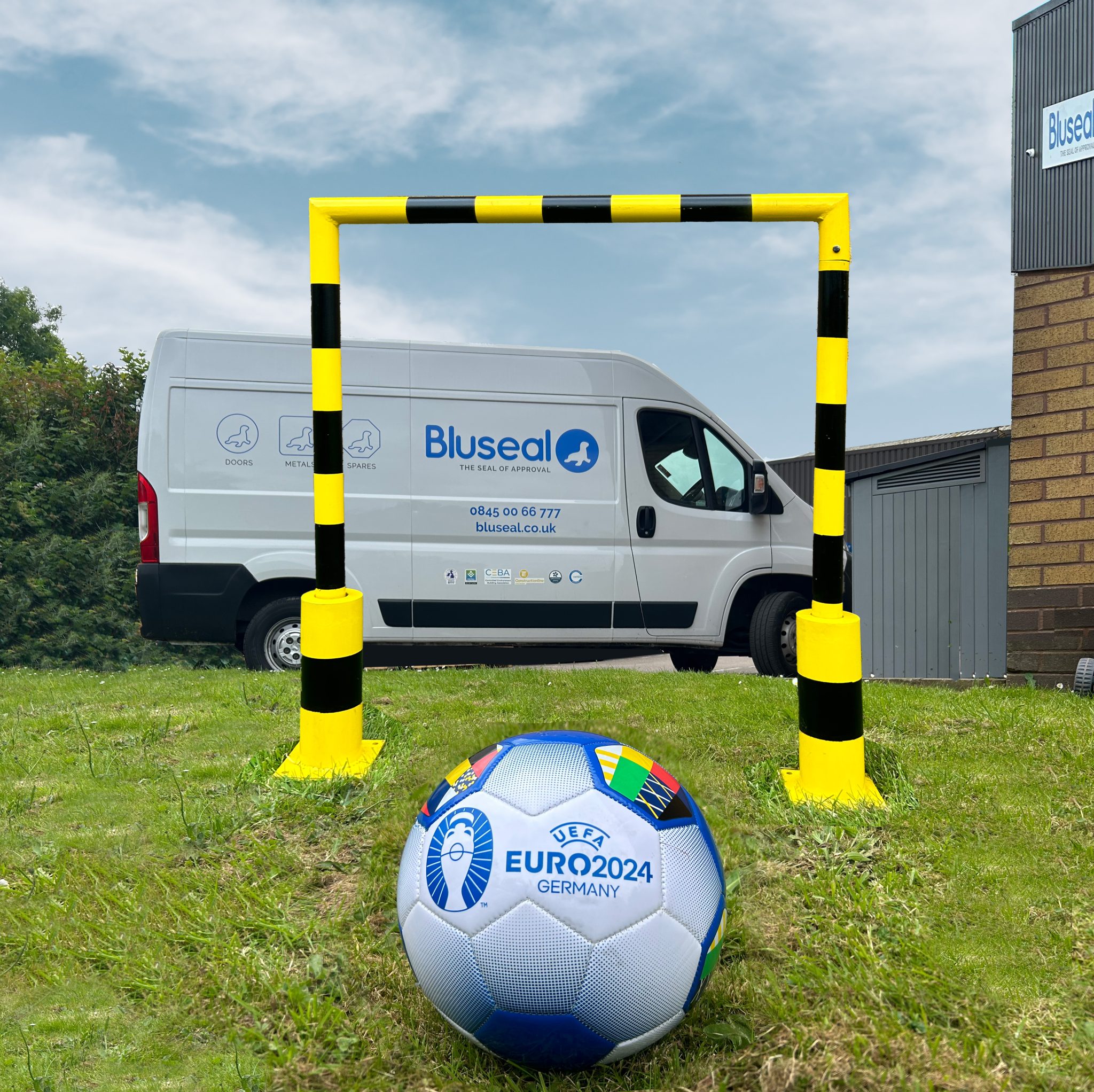 Bluseal | Euros Fever! Bluseal Supply Protective Goalposts